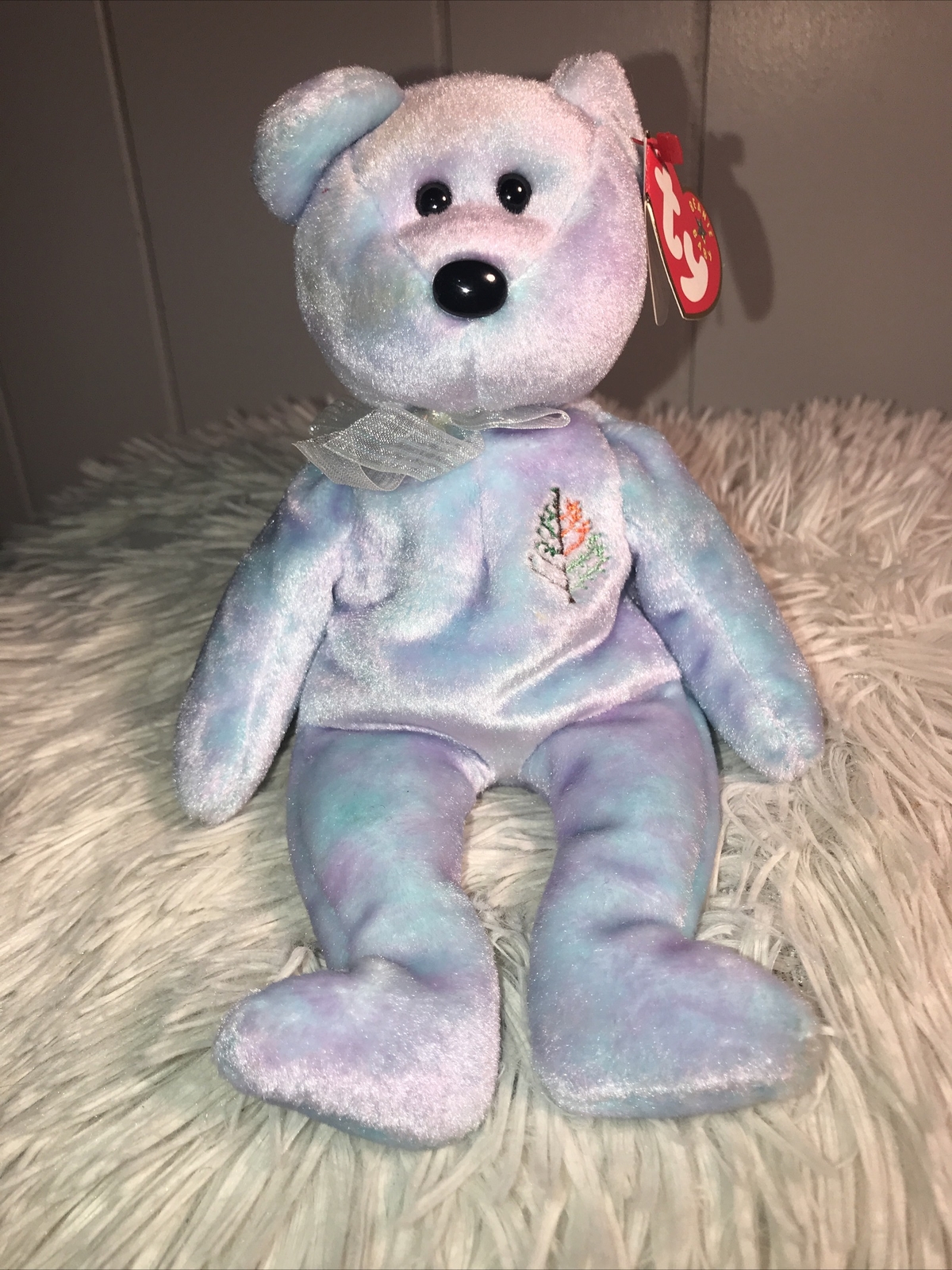 TY BEANIE BEAR' 2002 FOUR SEASONS *IZZY* BEANIE BEAR'' IN MEMORY OF ...