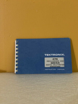 Tektronix 070-2039-00 475 Oscilloscope & DM44 Digital Multimeter ...