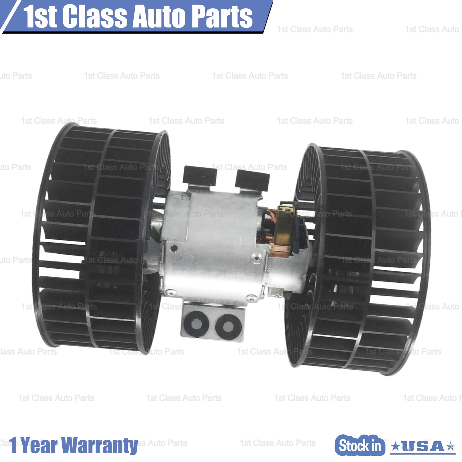 New Heater Blower Motor Dual Fan Cages Front Fit BMW 740i 740iL 750iL ...