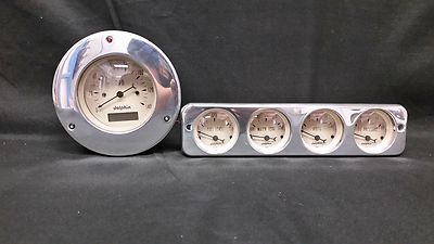 1942-1948 Ford Car Gauge Cluster with Tach Adapter Tan | Analog ...