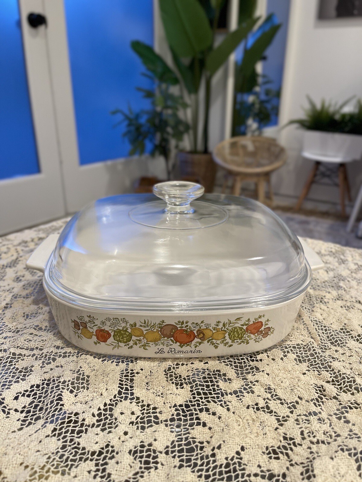 Vintage Corning Ware A-10-B Le Romarin Spice of Life 10x10 Casserole ...