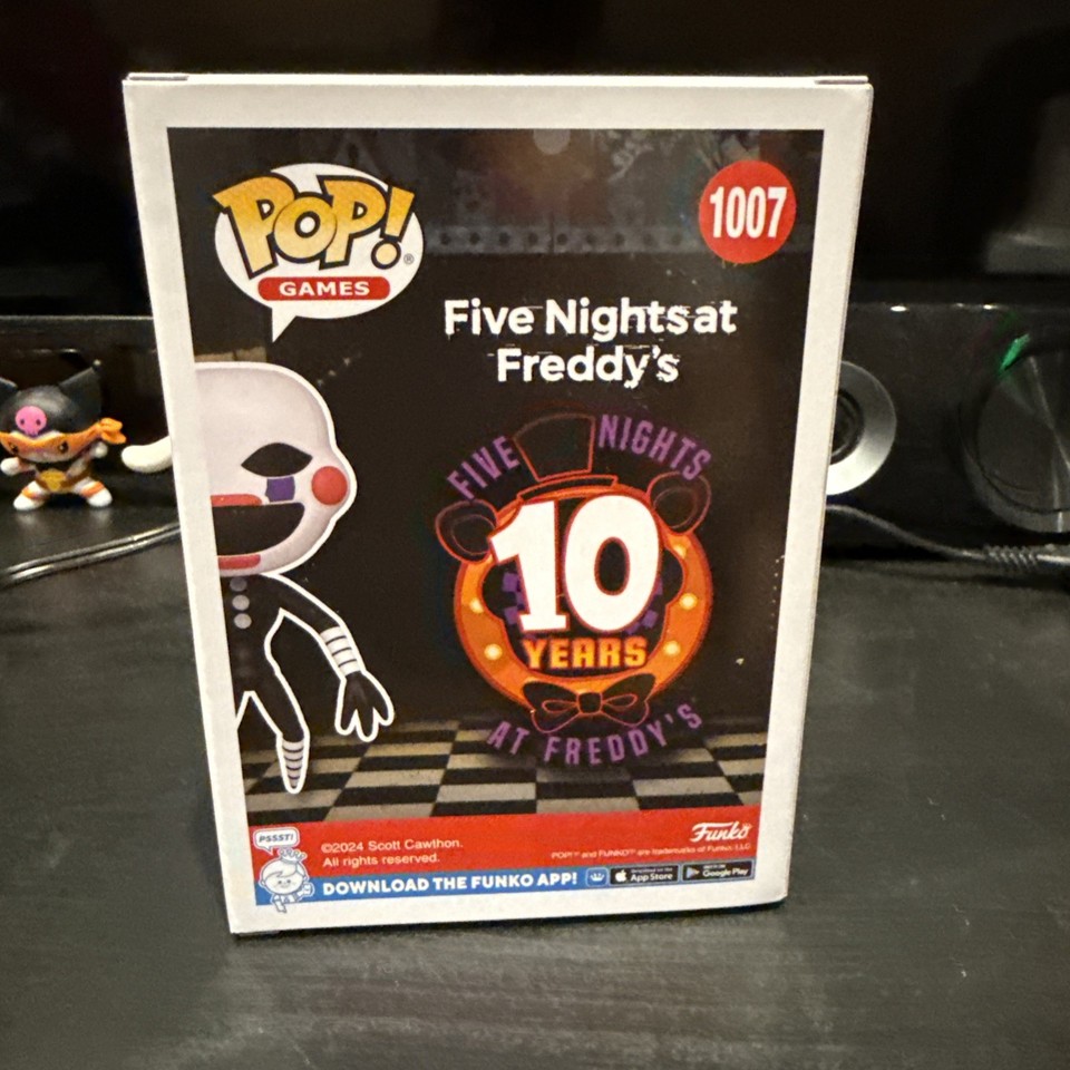 FUNKO POP! MARIONETTE #1007 HOT TOPIC EXCLUSIVE FIVE NIGHTS AT FREDDY’S ...