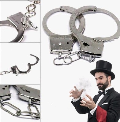 Quick Release Handcuffs - Magic Handcuffs - Escape Artist - Magician ...