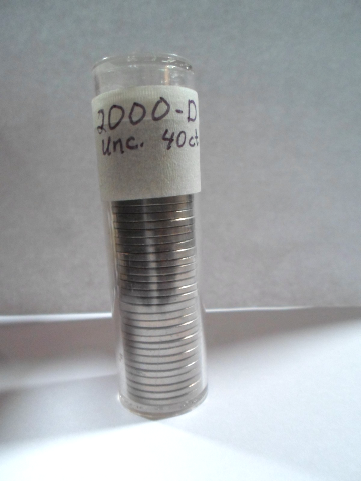 2000-D Uncirculated Jefferson Nickel Roll 40 US Coins | eBay