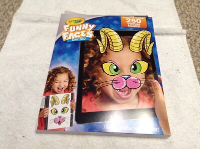 NRE Crayola Funny Faces Zany Zoo, Create Over 250 Masks Virtual Masks ...