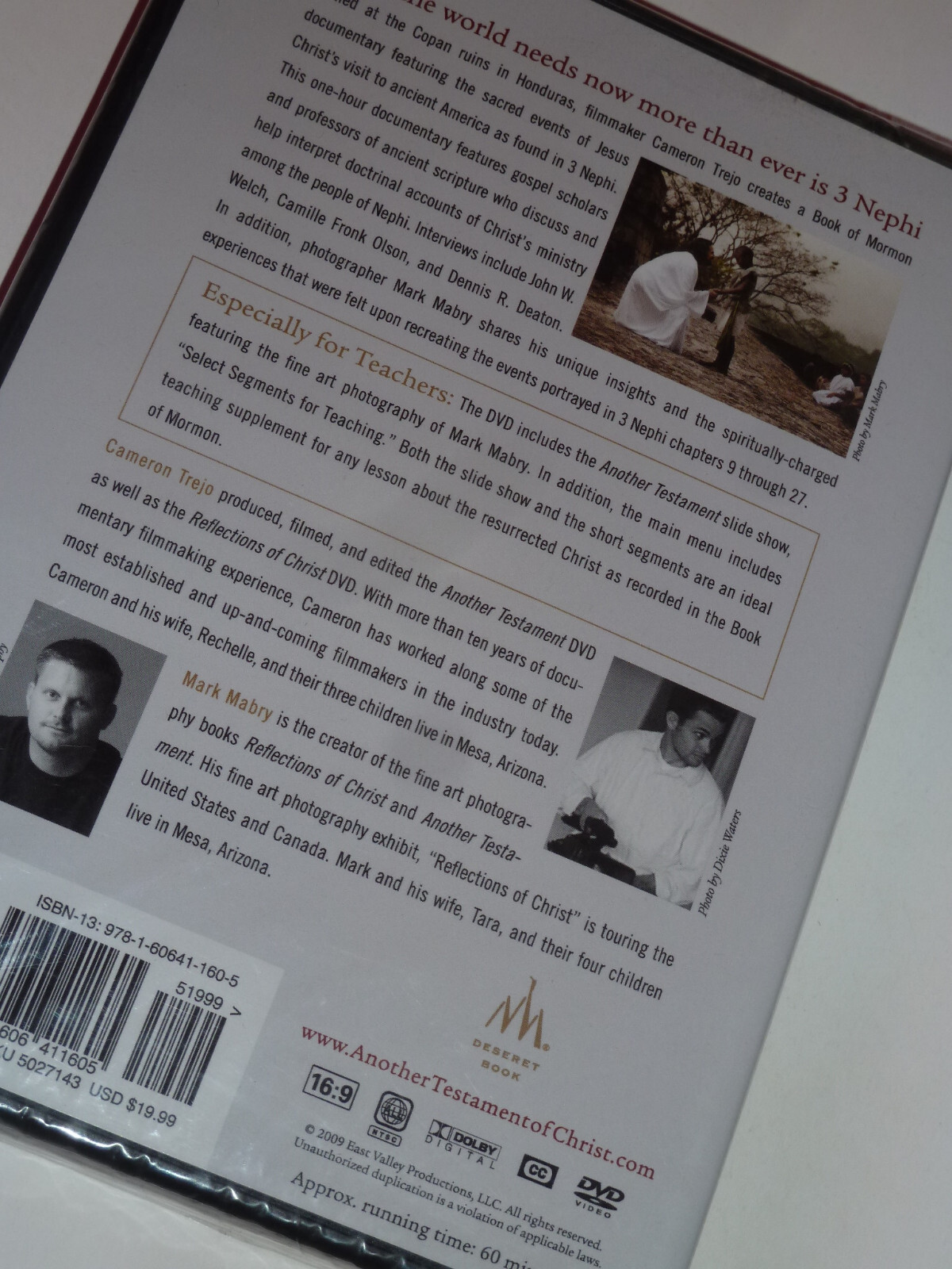 Another Testament : Reflections of Christ by Mark Mabry (2009, Dvd) for ...