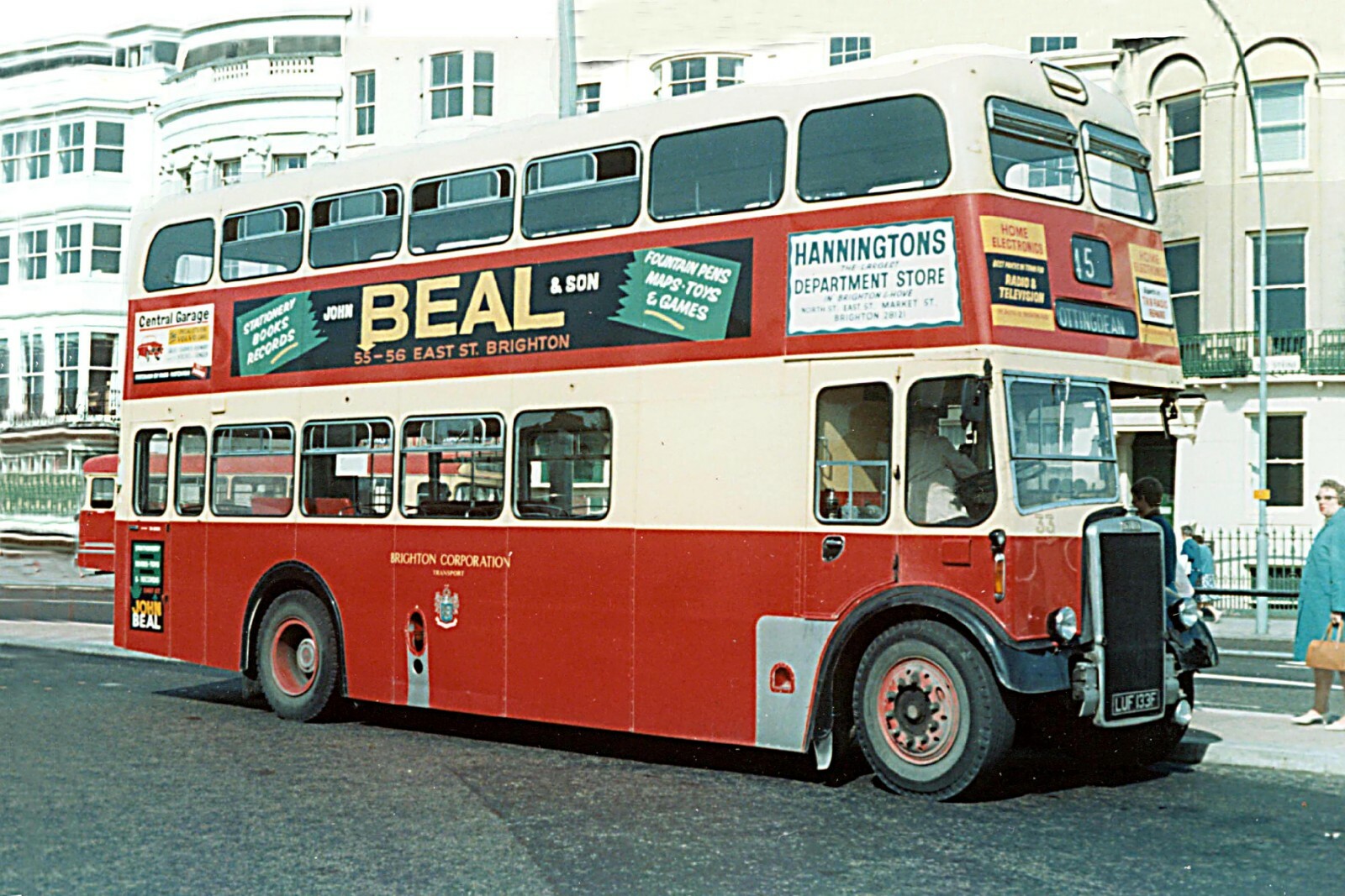 Brighton Hove & District & Brighton Corporation Buses set 10 6x4 Colour ...
