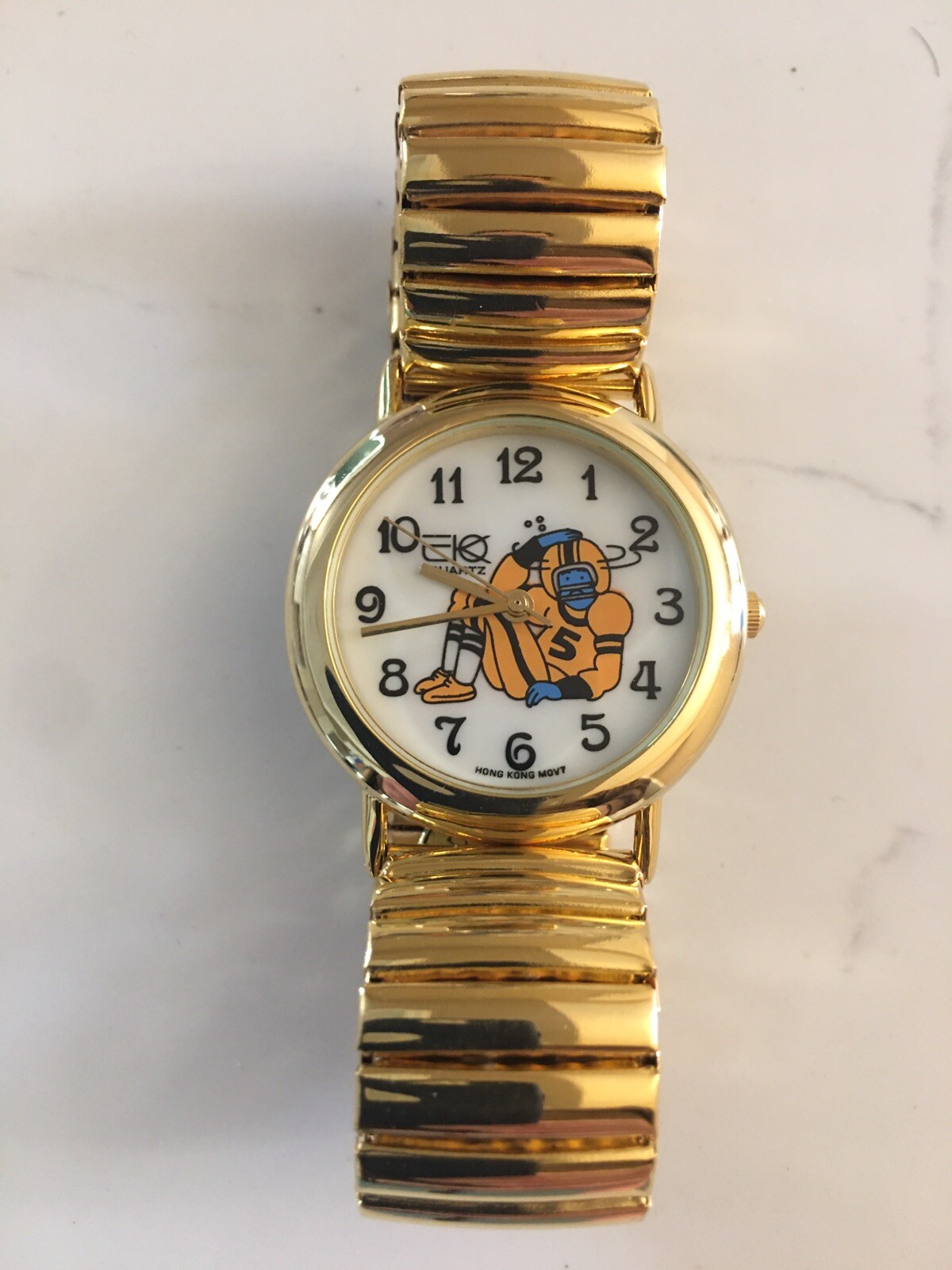 New Unisex Football Gold Stretch band Watch-USA Vendor | eBay