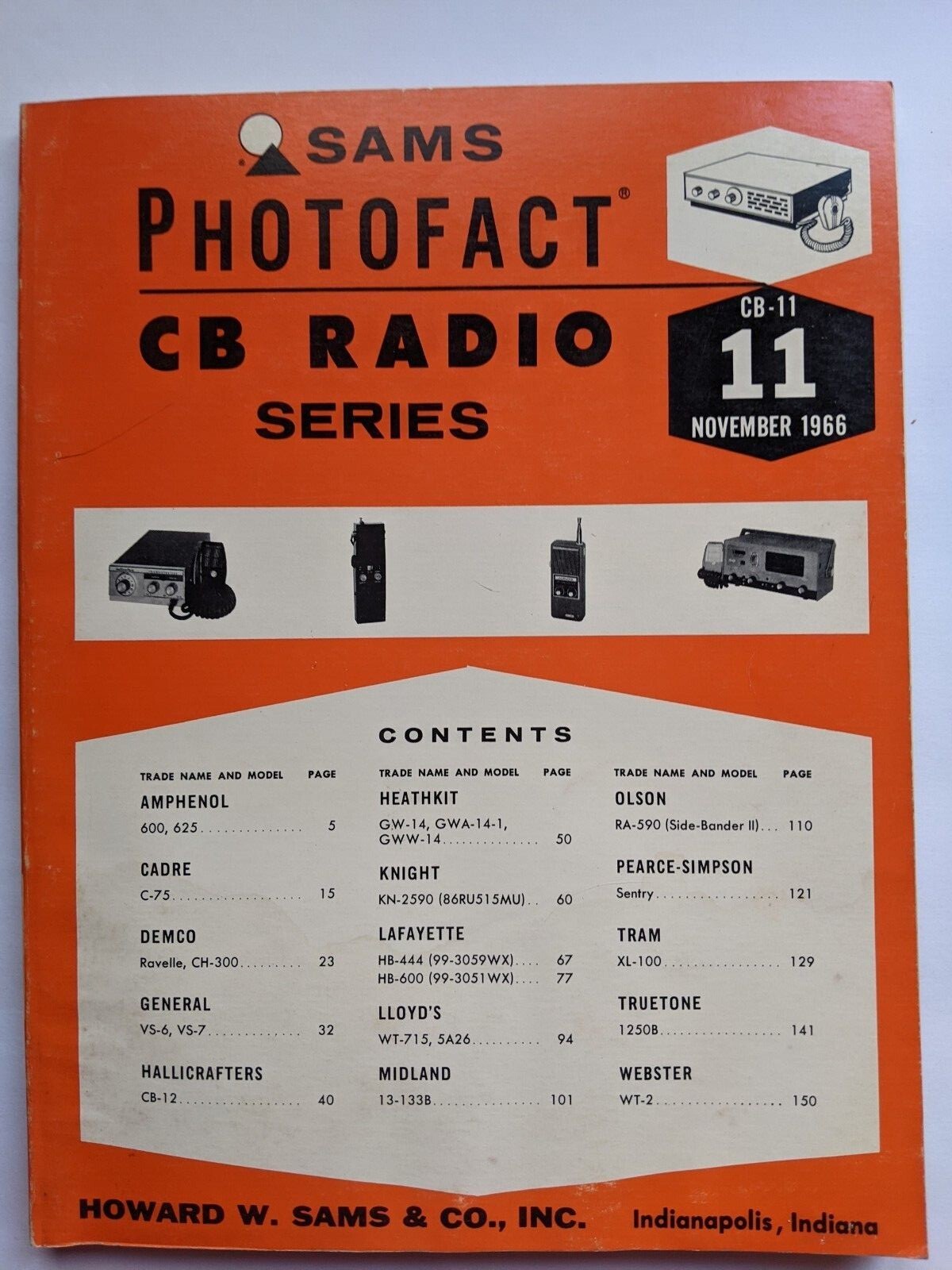 SAMS Photofact CB Radio Series Manuals - You Choose, Qty Discounts 1 $10, 4 $16 | eBay