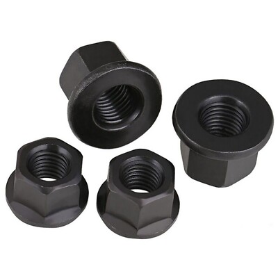 Hex Flange Lock Nuts Self Locking Black M10 M12 M14 M16 M18 M20 M22 M24 ...