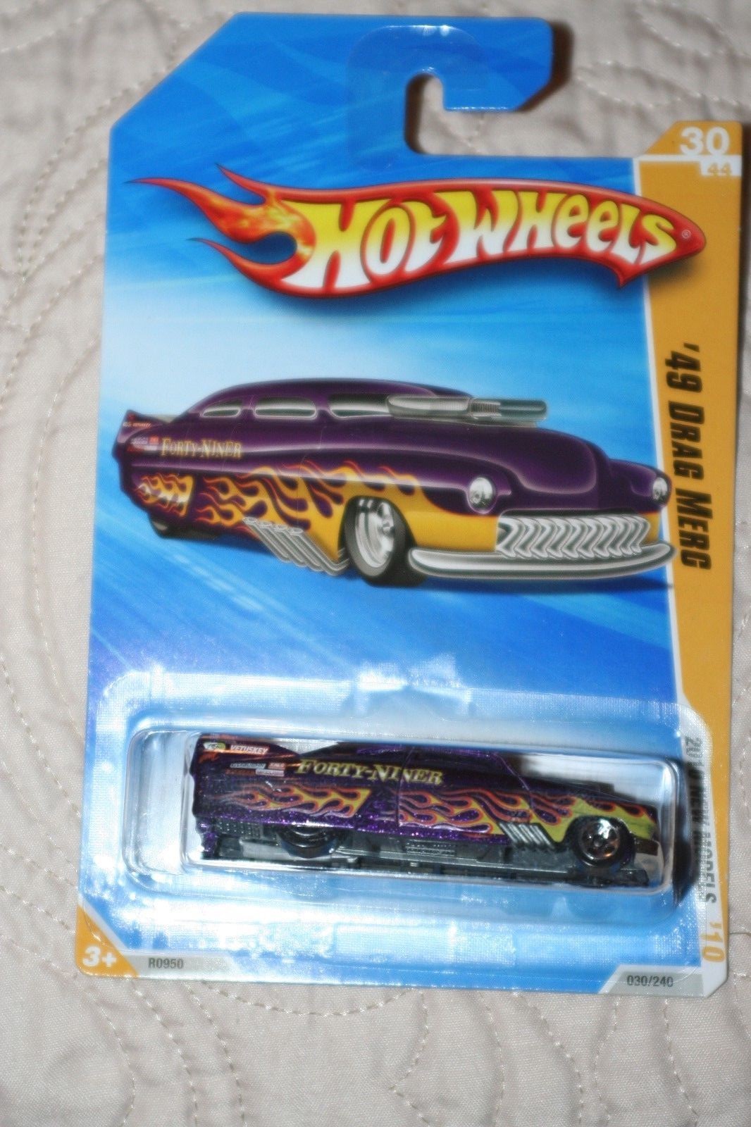 HOT WHEELS 2010 NEW MODELS PURPLE 49 DRAG MERC | eBay