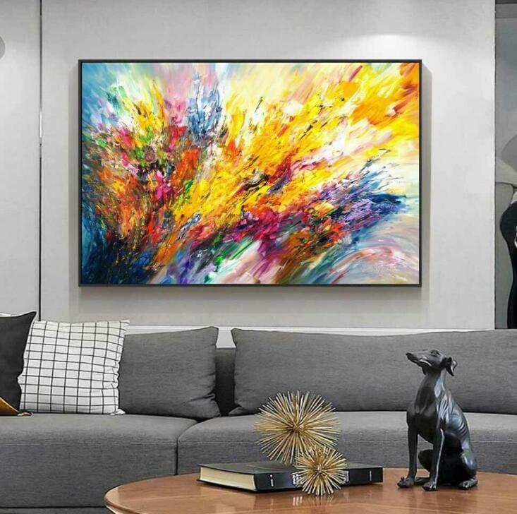 Oil Paintings For Home Decor Abstract Oil Painting Creative Bridge
