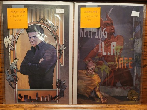 BUFFY SLAYER IDW Angel Virgin Retail Incentive Covers 28 RIA & 35 RIA ...