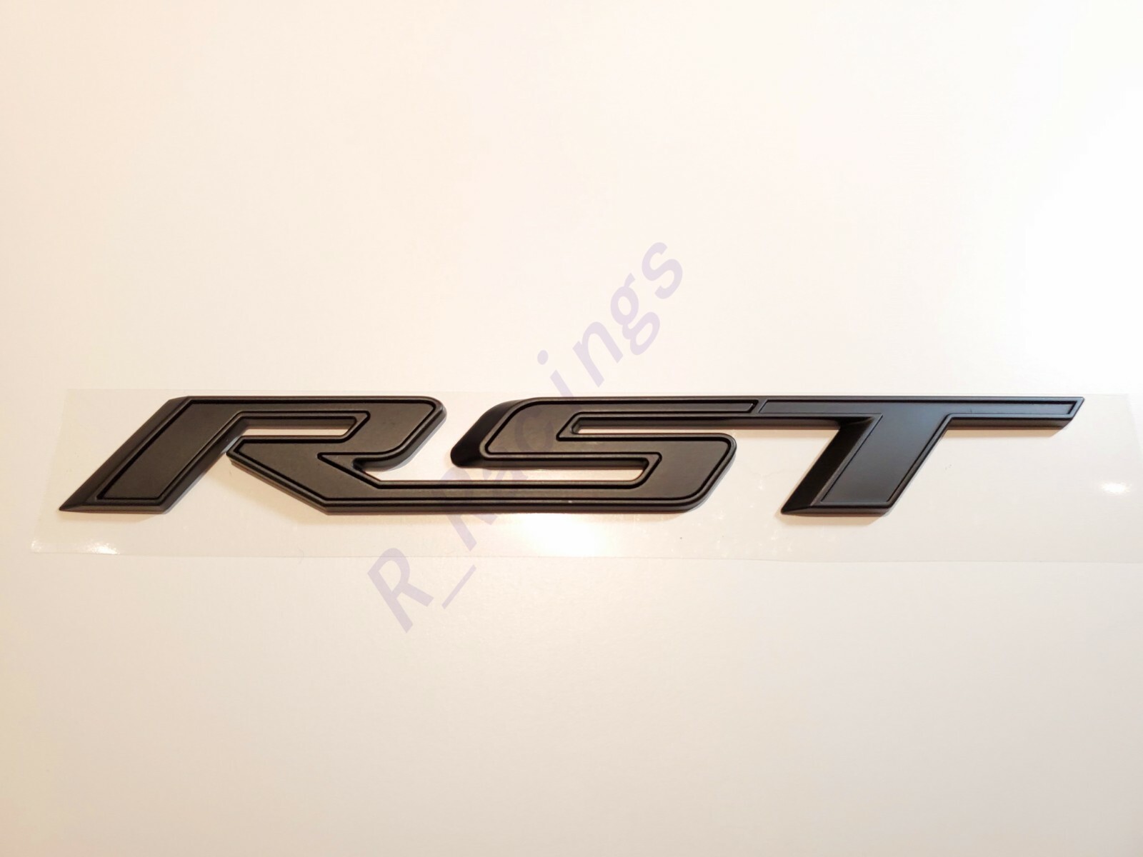 1PC Matte Black Tailgate RST Emblem Badge Fit 2019-2023 Chevrolet Tahoe ...