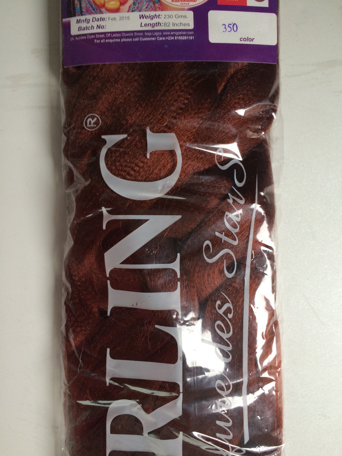 Darling Super Star Hair Braids 230g Length 82" available in 3 Colours ...