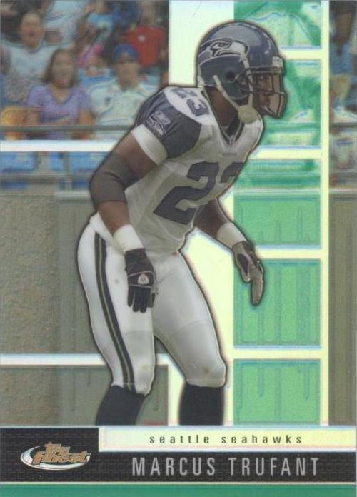 2008 Topps Finest - Marcus Trufant #92 Green Refractor/X-Fractor /299 ...