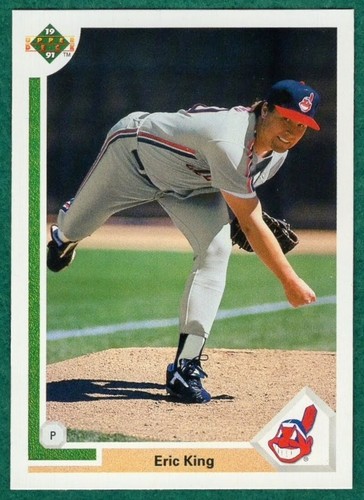 Eric King - 1991 Upper Deck #782 - Cleveland Indians Baseball Card | eBay