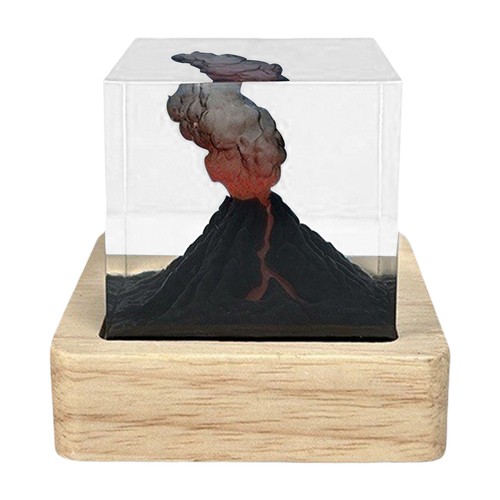 Volcano Night Light Lamp Volcano Eruptions Decorations Scientific Model ...