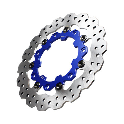Blue 7 Holes Floating Front Brake Rotor for Harley 09-23 Touring ...