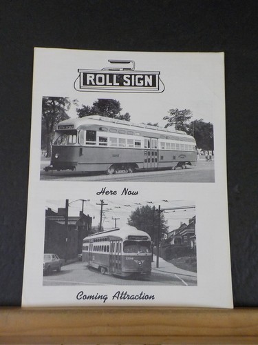 Rollsign Magazine of New England Transit News 1967 January Here and Now ...