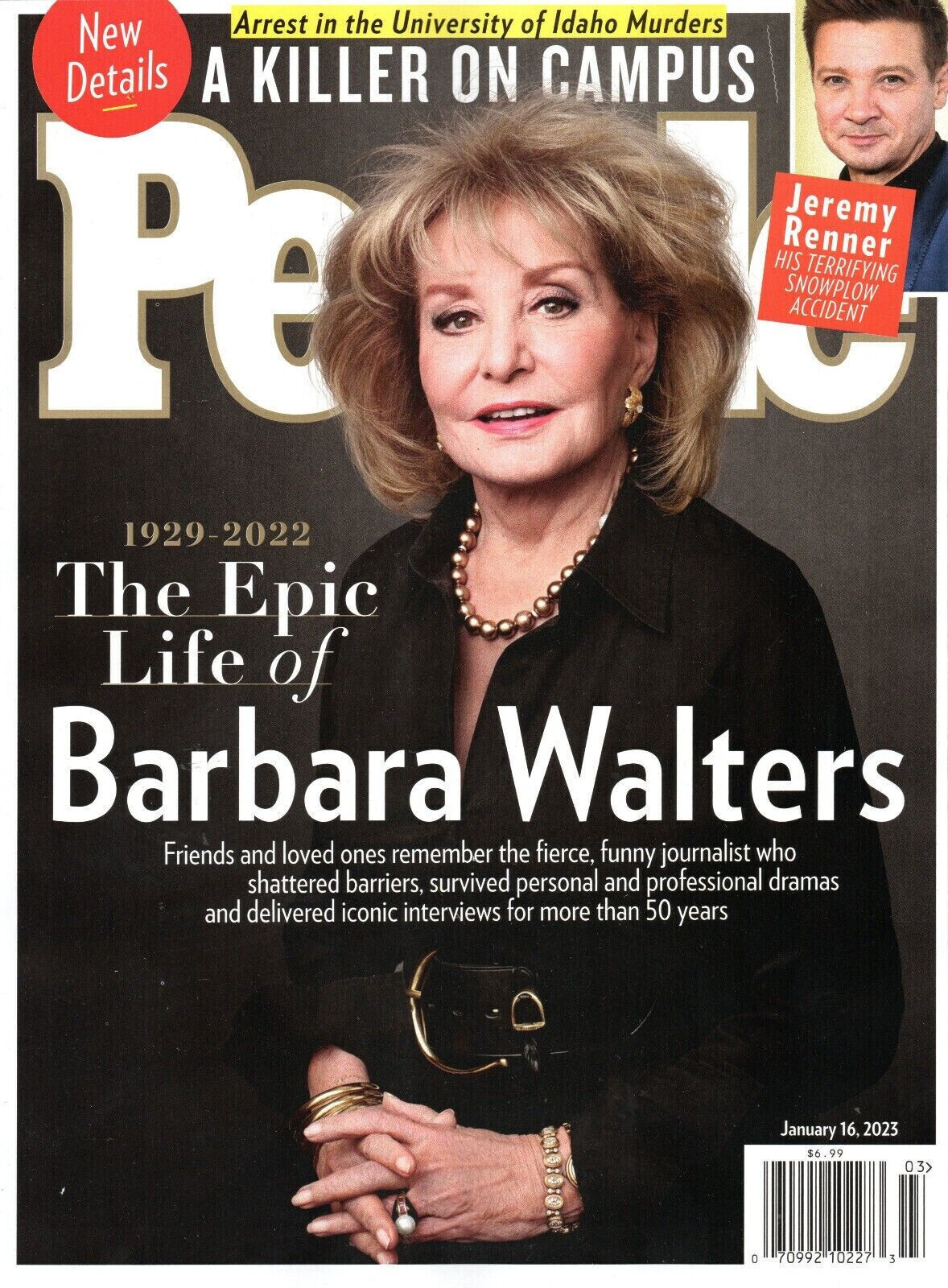 People Magazine January 16th 2023 Barbara Walters 1929-2022 Cover New ...