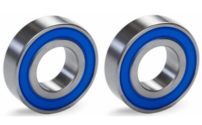 2-Pack 606 2-RS ABEC3 Rubber Sealed Deep Groove Ball Bearing 6 x 17 x ...