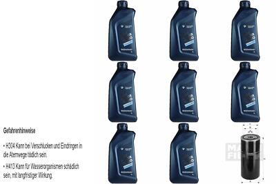 für BMW Motoröl 8l MANN Ölfilter WD 1374/5 X4 F26 4 Coupe F32 F82 X3 ...