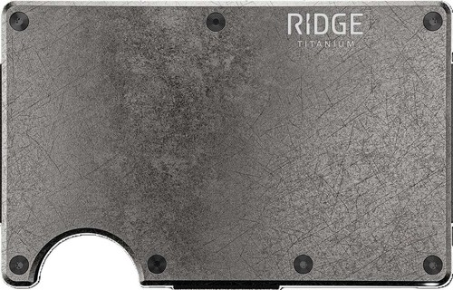 The Ridge Wallet - Cash Strap - Stonewashed Titanium | eBay