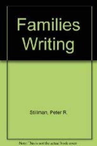 Families Writing - Paperback By Stillman, Peter - GOOD 9780898795257| eBay