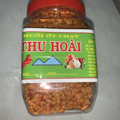 roasted salt Chili powder Muoi Ot Tay Ninh - Banh Trang Tron 200g 7oz ...