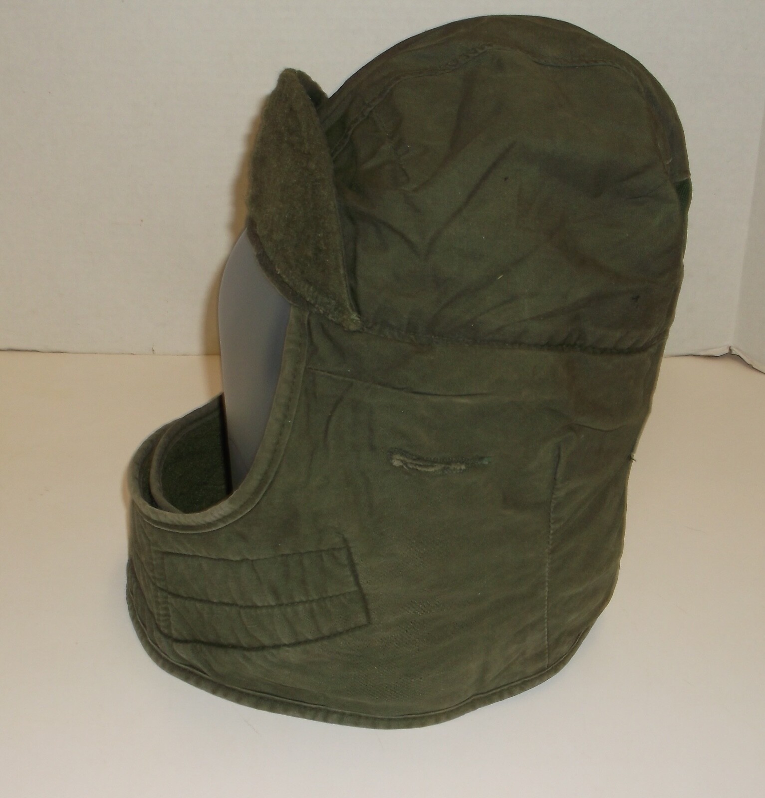 VINTAGE USGI ARMY VETERAN'S COLD WEATHER INSULATED HELMET LINER CAP ...