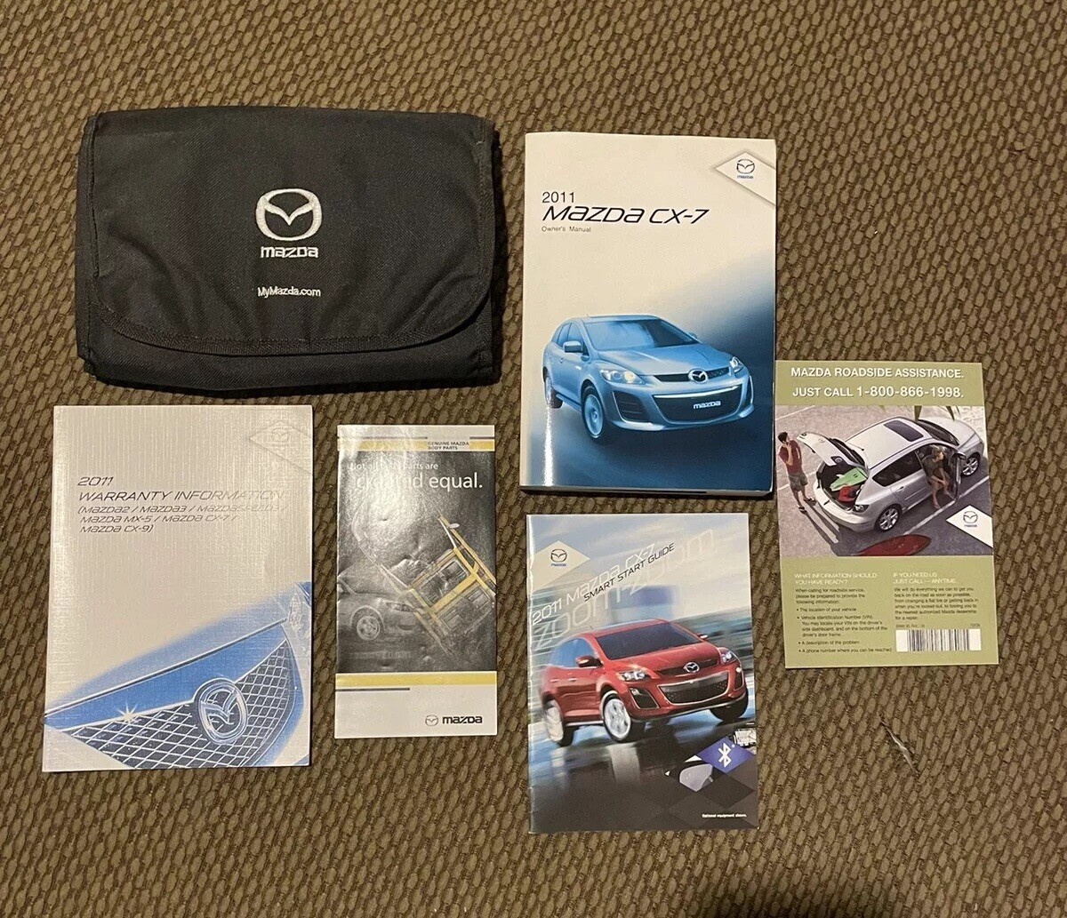 11 2011 Mazda CX-7 Owners Manual Guide Book Booklet W/ Case | eBay