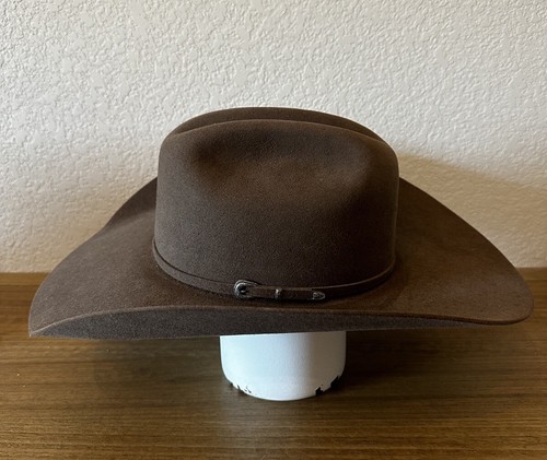 Rodeo King Low Rodeo 5x Tan Belly Felt Cowboy Hat 7 1/4 | eBay