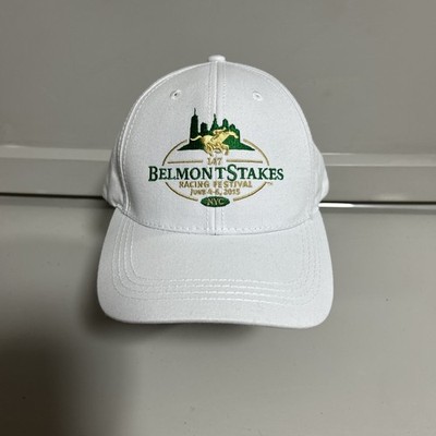 Belmont Stakes Horse Race 147th June 4-6 2015 Hat(Cap) White Adjustable ...