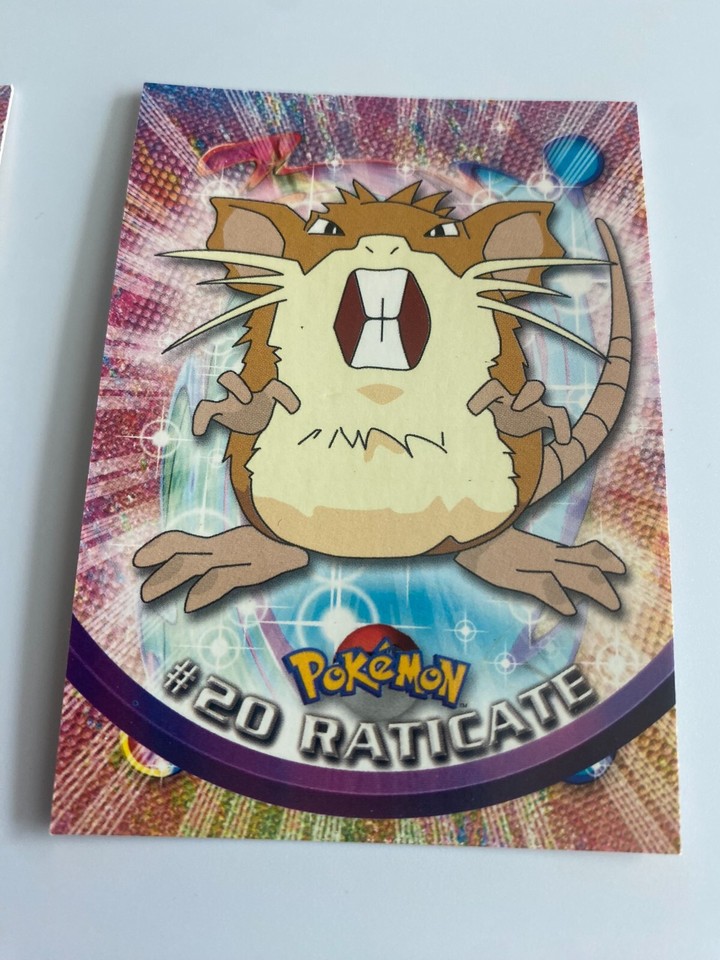 Rattata #19 Raticate #20 151 Original Topps Pokémon Vintage Lot Cards ...