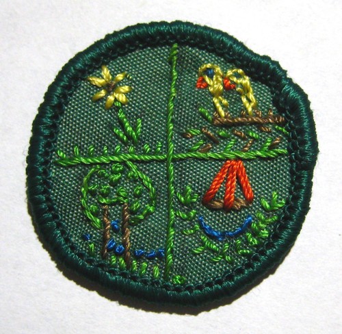 Unique Vintage Girl Scout 1960's COUNCIL OWN BADGE Seasons Observer ...