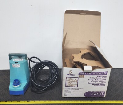 Little Giant Water Wizard Submersible Pump 505176 5-MSP | eBay