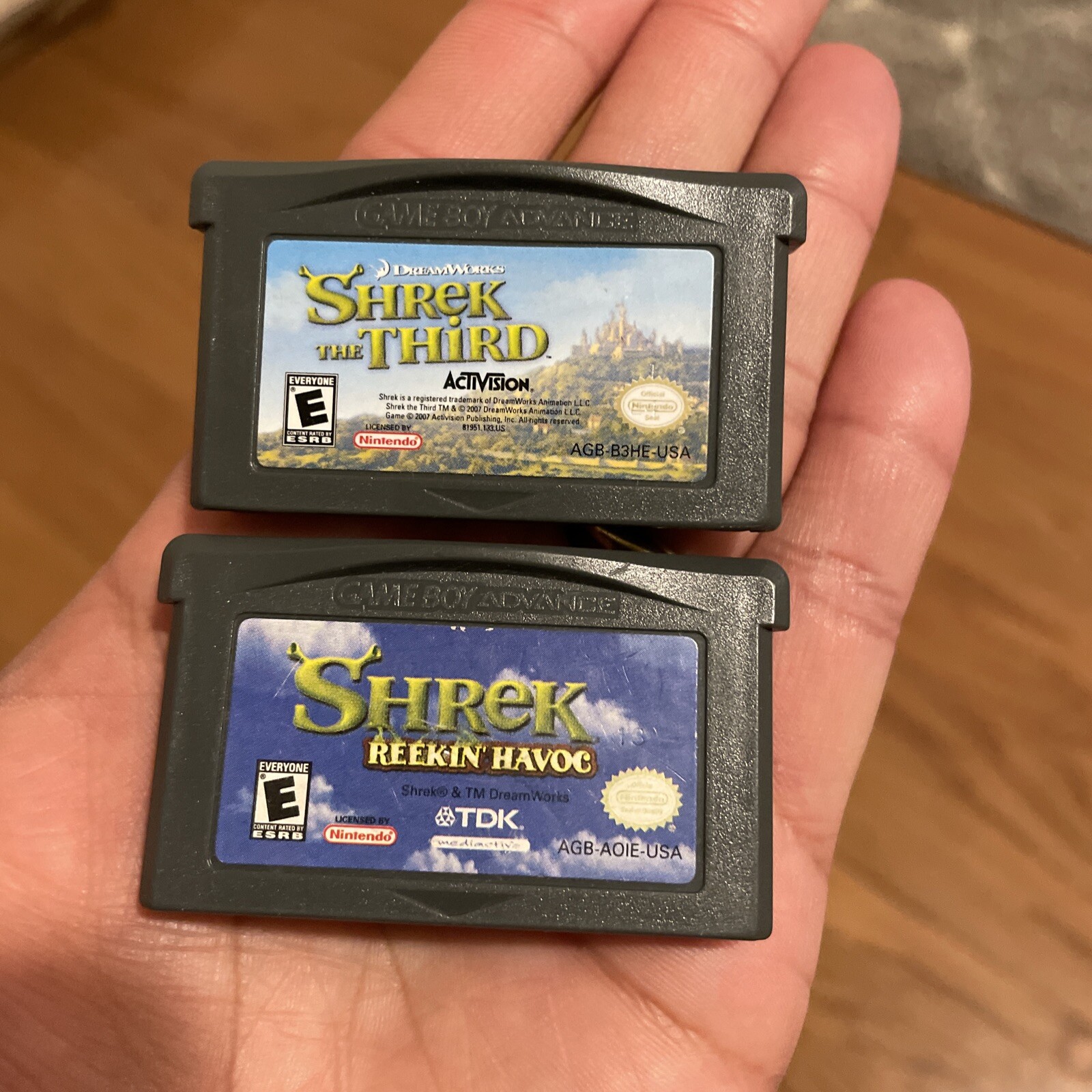 Shrek Reekin Havoc and Shrek the Third Gameboy Advance game lot | eBay