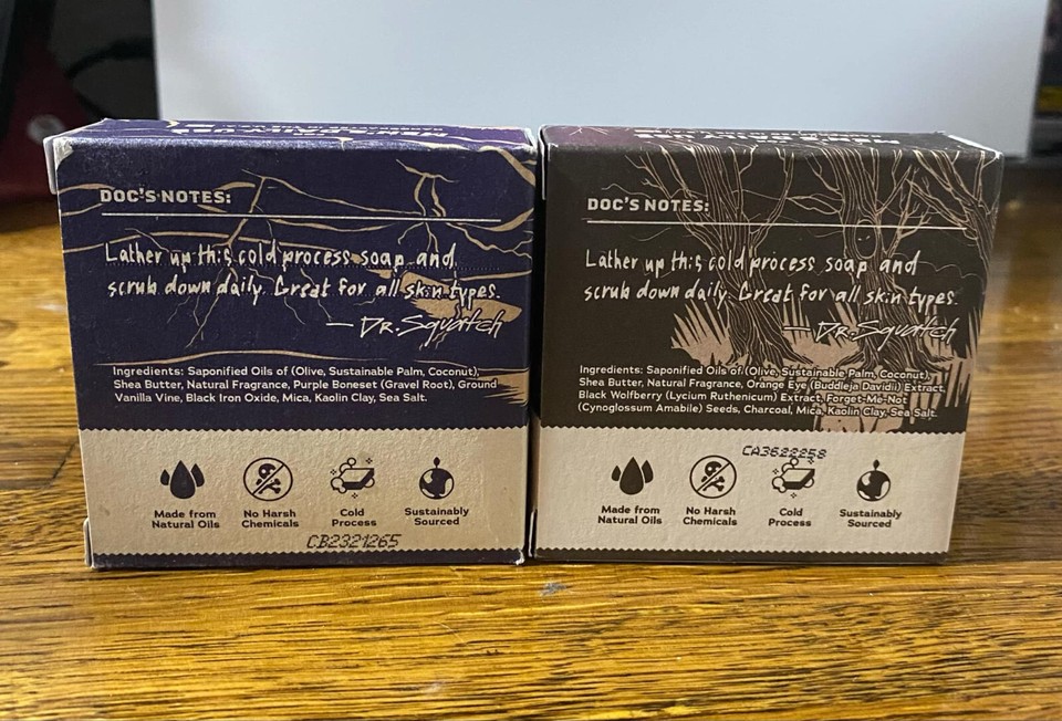 Dr. Squatch Bricc of the Dead Soap & Werewolf Wash soap limited edition ...