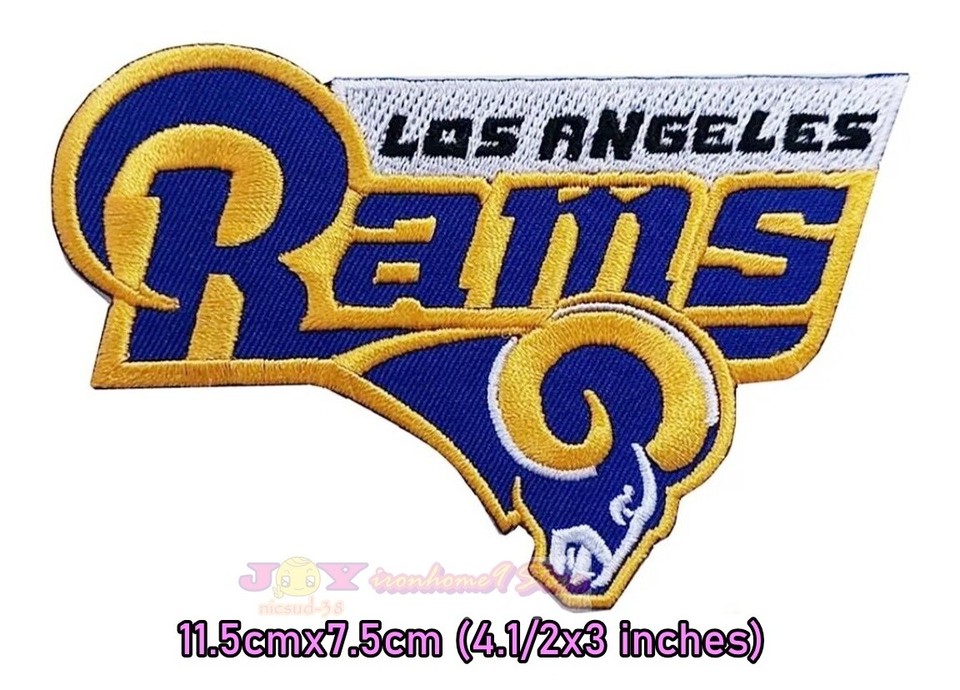 Los Angeles🏈RAMS Patches Sewing on #Select Options From Thai 🛫To🛬USA🚚 ...