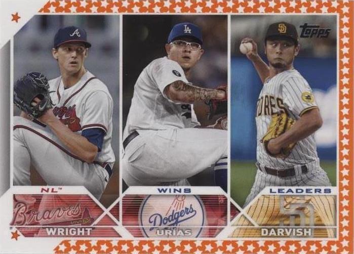 2023 Topps Complete Set - League Leaders Yu Darvish, Julio Urias, Kyle ...