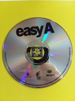 Easy A DVD - DISC SHOWN ONLY 43396362796 | eBay