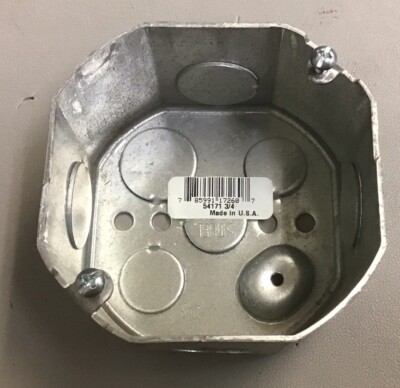 Lot Of 4 Octagon Drawn Deep Boxes Concentric KO 4" (b21) | eBay