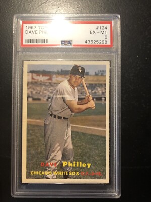 1957 Topps #124 Dave Philley PSA 6 EX - MT | eBay