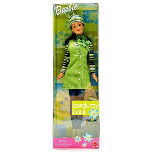 Corduroy Cool BARBIE Doll 1999 Beautiful MIB Mattel Rare Brunette | eBay