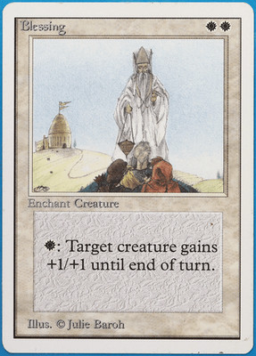Blessing Unlimited PLD White Rare MAGIC THE GATHERING CARD (ID# 497457 ...
