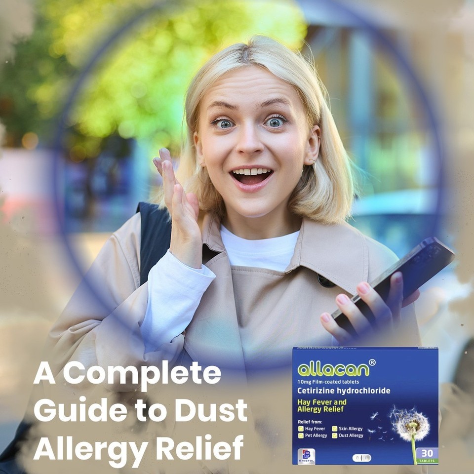 Allacan Hayfever Allergy Relief Tablets Cetirizine 10mg 6 Month Supply ...