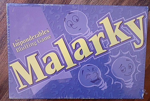 VTG New Malarky Board Game by Patch 1998 Sealed Gift Idea! | eBay