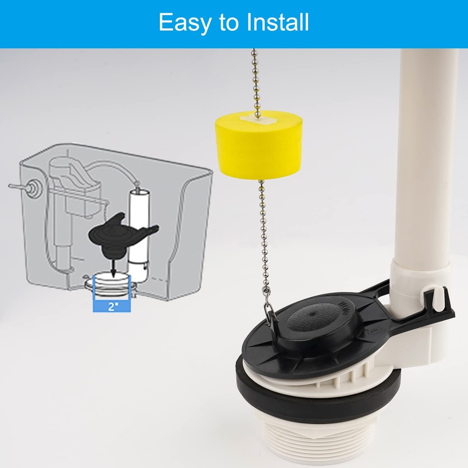 2 Pack 2-Inch Toilet Flapper Compatible American Standard 7381129-200 ...