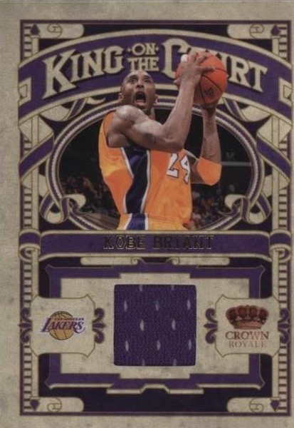 2009-10 Crown Royale - King of the Court Materials #10 Kobe Bryant /149 ...